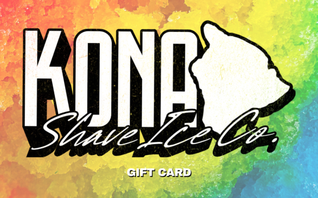 Order Kona Shave Ice Co. eGift Cards