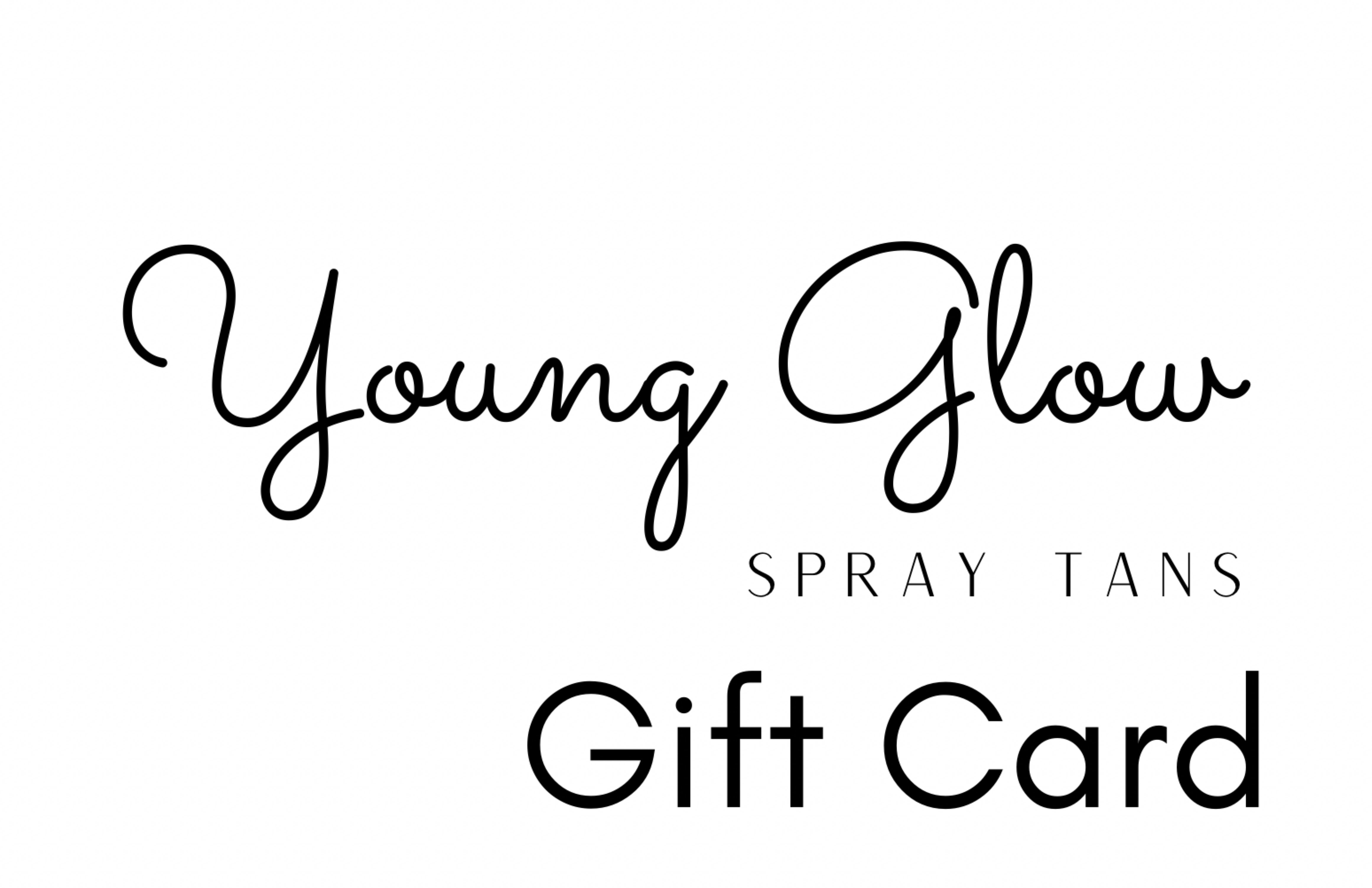 Order Young Glow Spray Tans eGift Cards