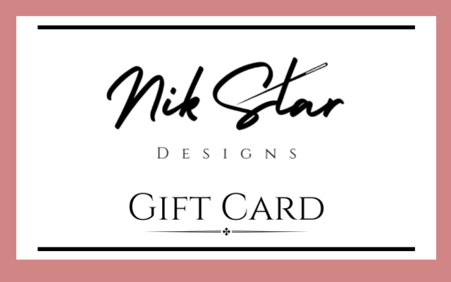 Order Nik Star Designs eGift Cards