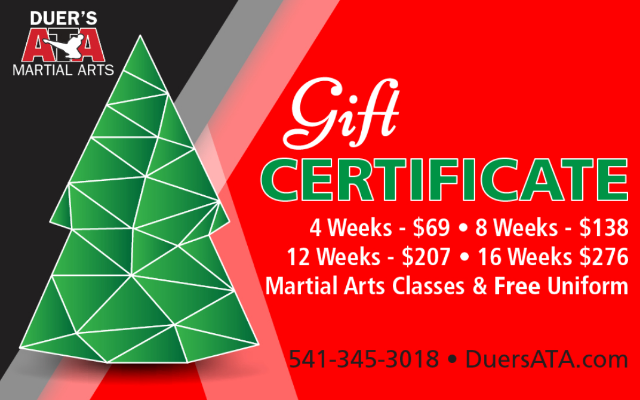 Order Duer's ATA Martial Arts eGift Cards