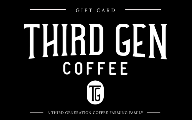 Order THIRD GEN COFFEE eGift Cards