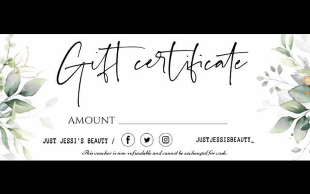 Order Just Jessi's Healing Hands eGift Cards