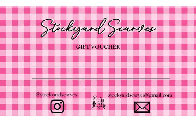 Order Stockyard Scarves eGift Cards