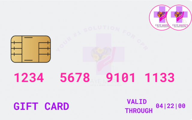 Order Faye Marie's Save A Heart Foundation eGift Cards